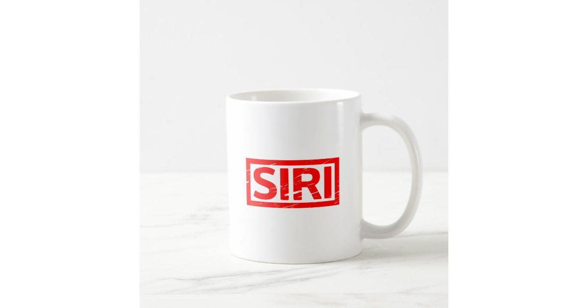 Siri Stamp Coffee Mug | Zazzle