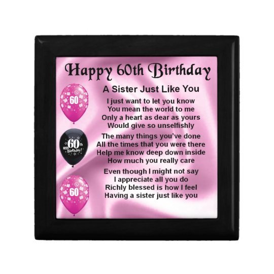 sister-poem-60th-birthday-jewelry-box-zazzle