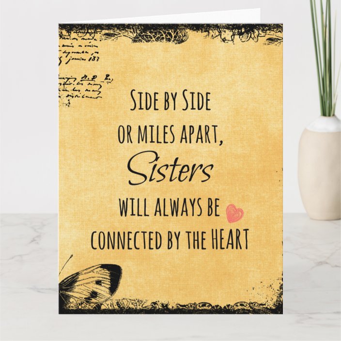 Sister Quote Card | Zazzle.com