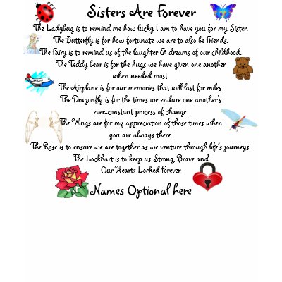 Sisters Forever Poems