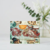 Sistine Chapel Ceiling 3 Postcard | Zazzle