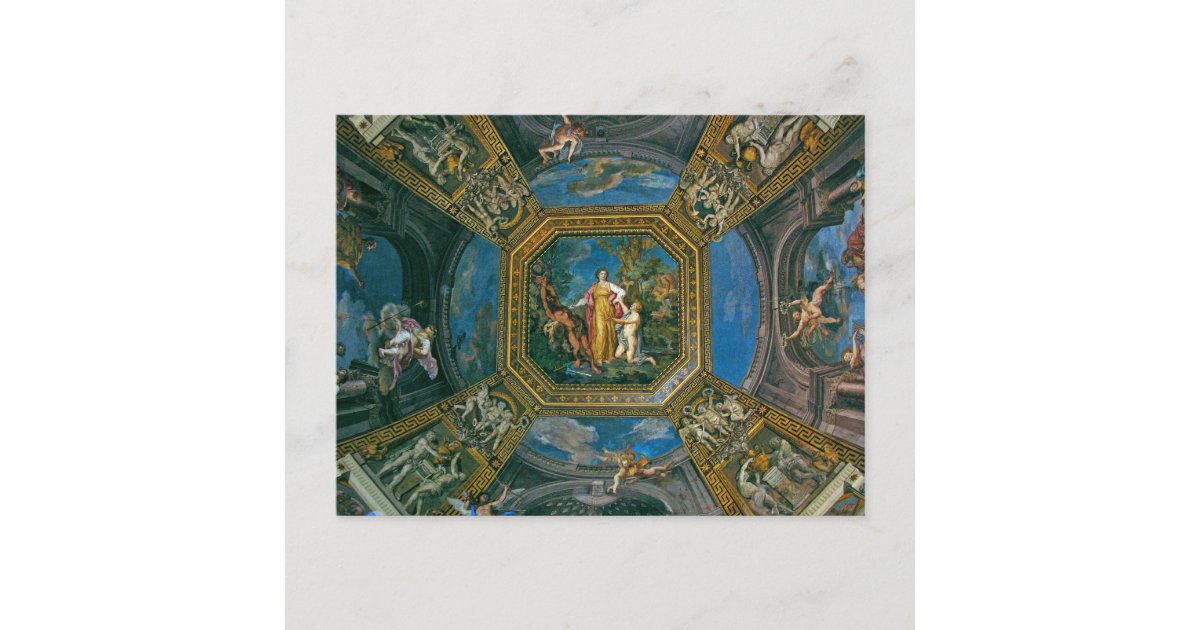 Sistine Chapel Ceiling Detail Postcard | Zazzle