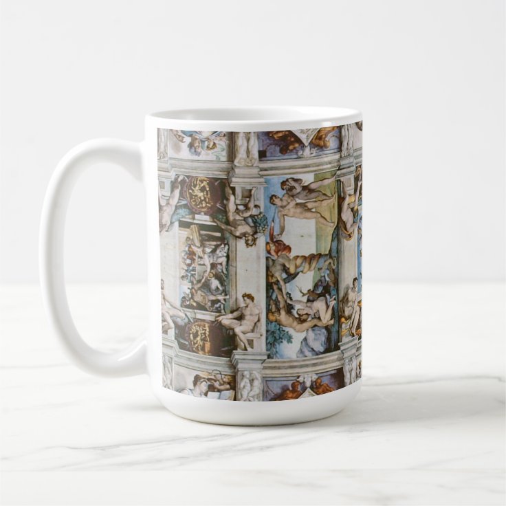 Sistine Chapel Ceiling Michelangelo Coffee Mug | Zazzle