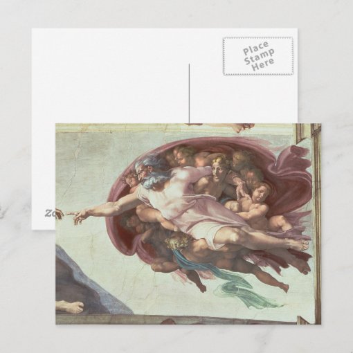 Sistine Chapel Ceiling Postcard | Zazzle