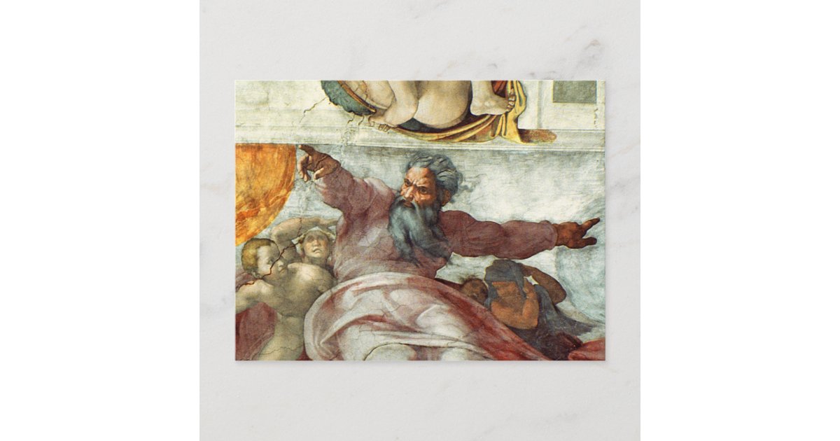 Sistine Chapel Ceiling Postcard | Zazzle