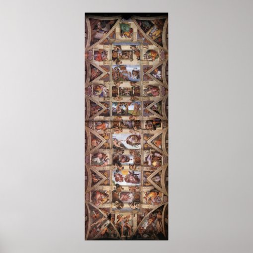 Sistine Chapel Ceiling Poster | Zazzle