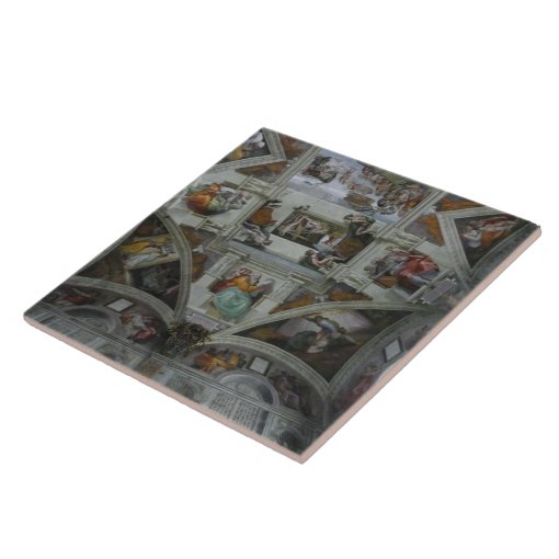 Sistine Chapel Ceiling, Rome Italy Ceramic Tile | Zazzle