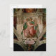Sistine Chapel Ceiling: The Prophet Isaiah Postcard | Zazzle
