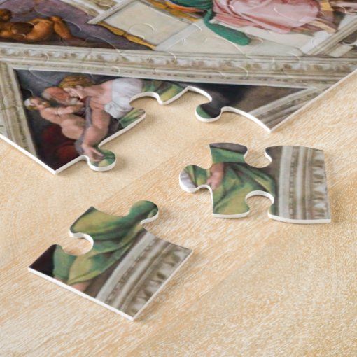 Sistine Chapel Michelangelo - Vatican, Rome, Italy Jigsaw Puzzle | Zazzle