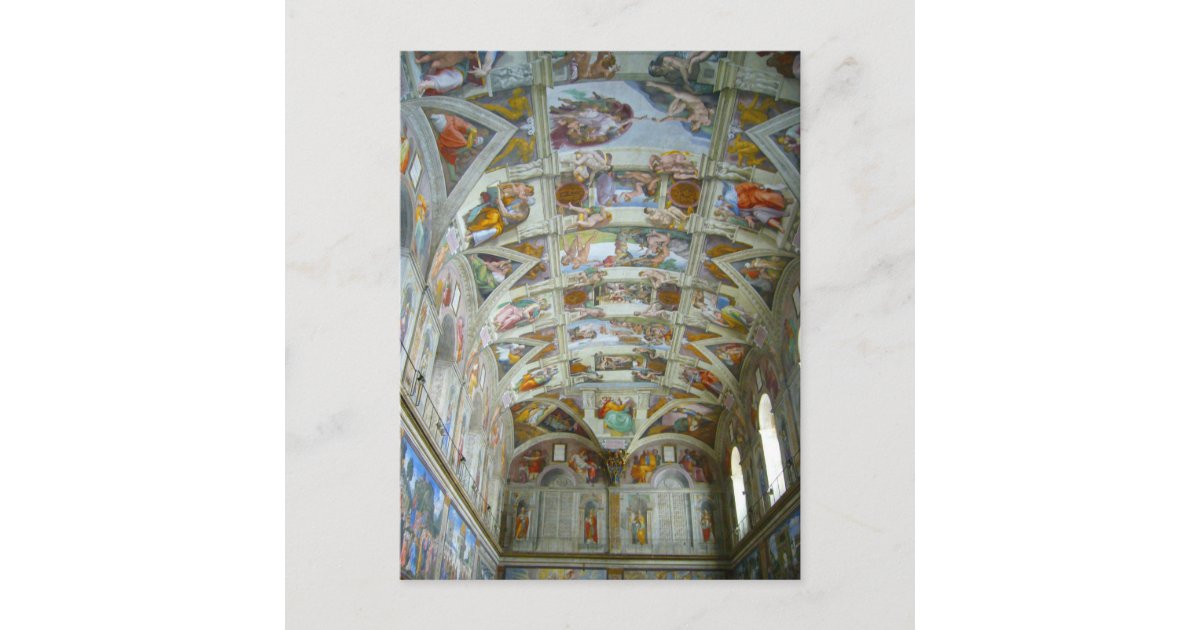 sistine chapel postcard | Zazzle