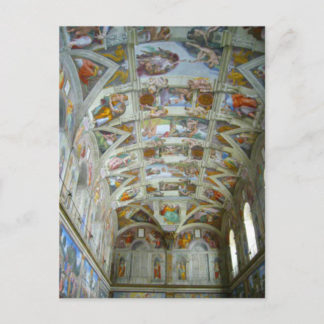 sistine chapel postcard | Zazzle