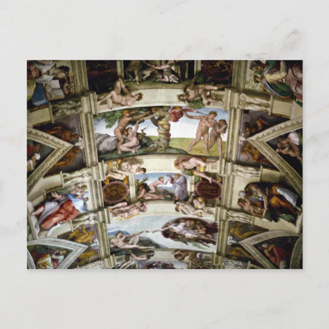 Sistine Chapel, Vatican, Rome, Italy Postcard | Zazzle