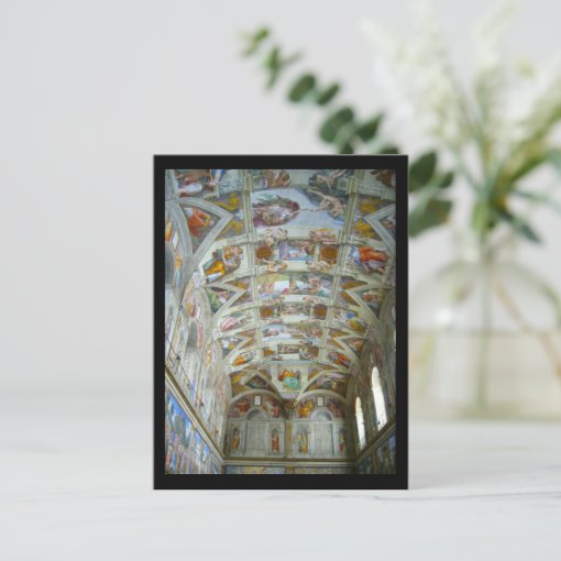 sistine chapel vc postcard | Zazzle