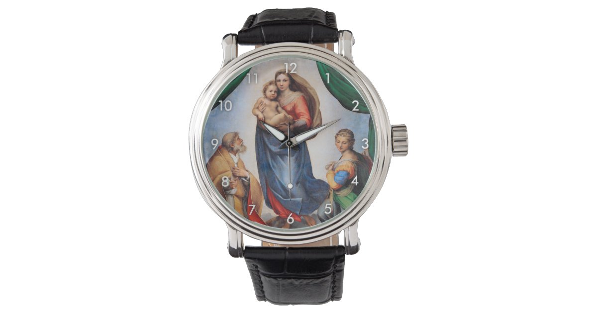 Sistine Madonna, Raphael Watch | Zazzle