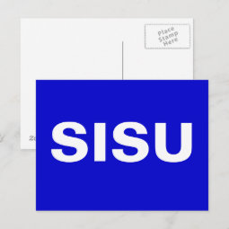 SISU Postcards Nature Spirit of the Finnish People | Zazzle