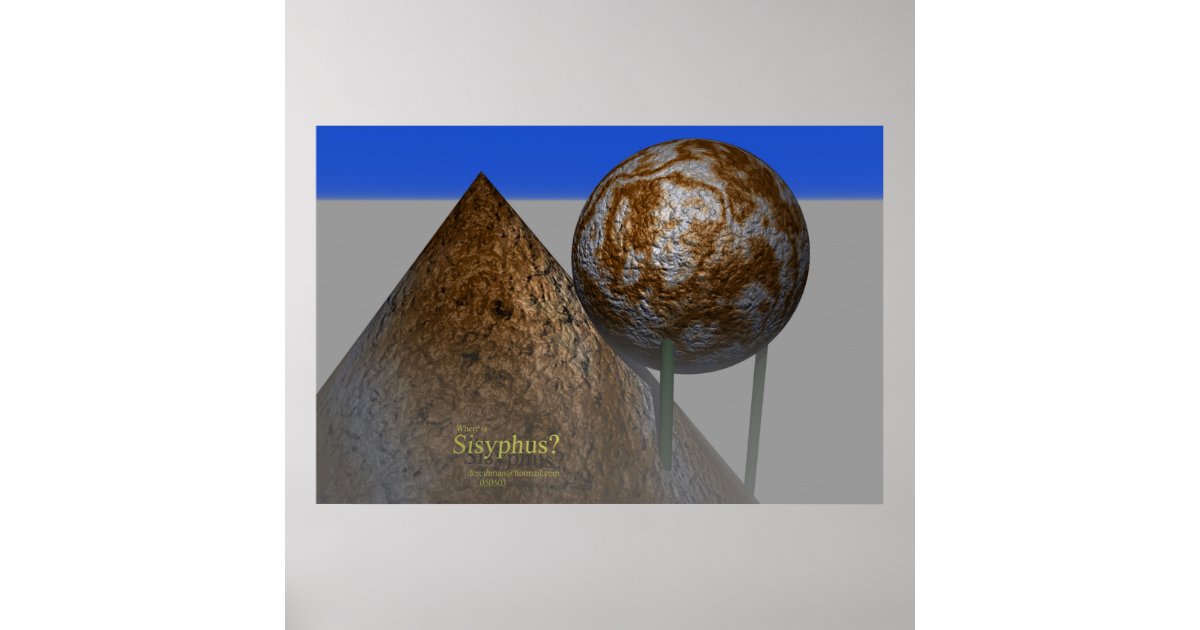 Sisyphus (print) poster | Zazzle