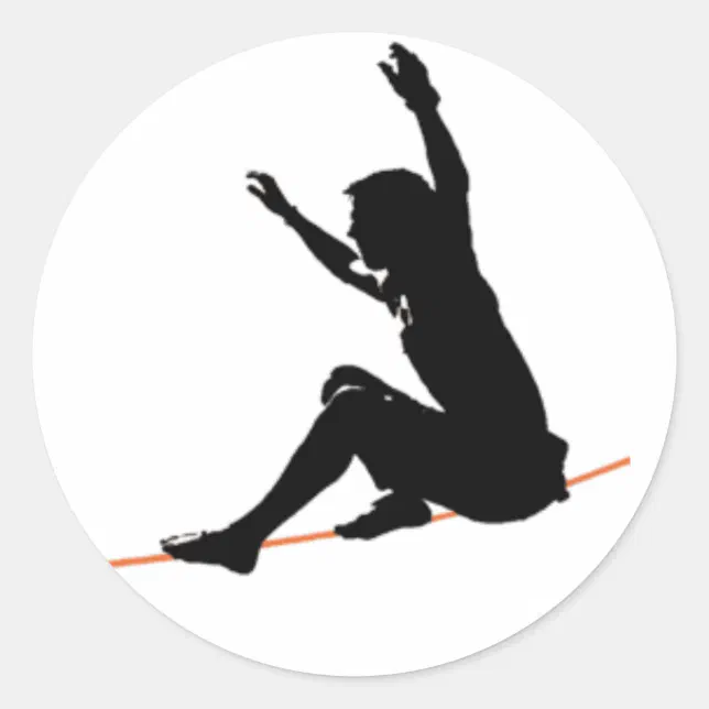 sit start on the line classic round sticker | Zazzle