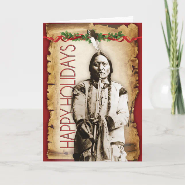 Sitting Bull Greeting Card | Zazzle