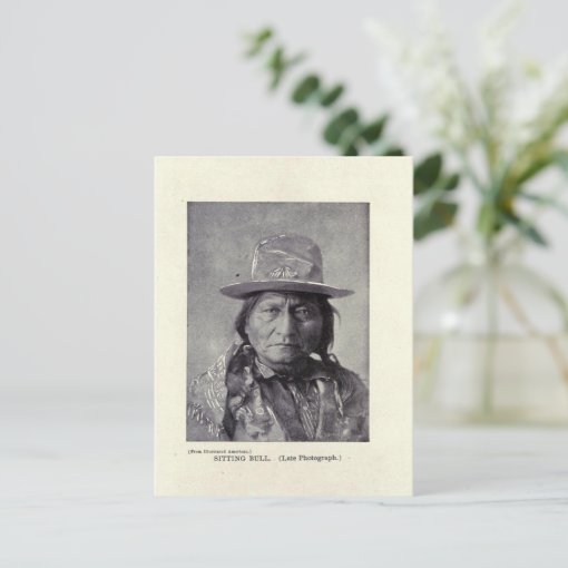 Sitting Bull Postcard | Zazzle