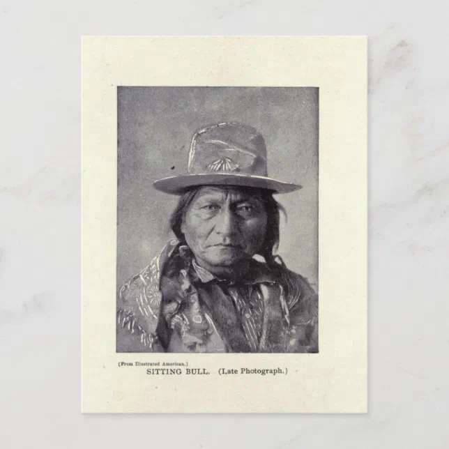 Sitting Bull Postcard | Zazzle
