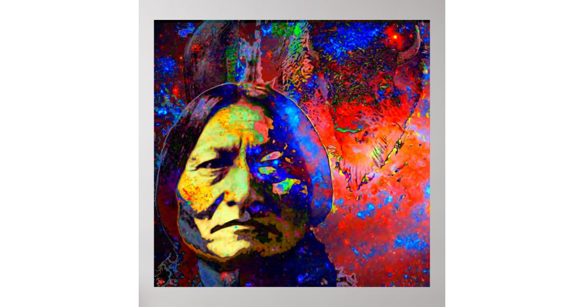 sitting bull poster | Zazzle
