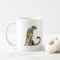 Sitting cheetah coffee mug | Zazzle