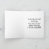 "SITTING DUCK" says ***MISSING YOU*** BOO HOO Card | Zazzle