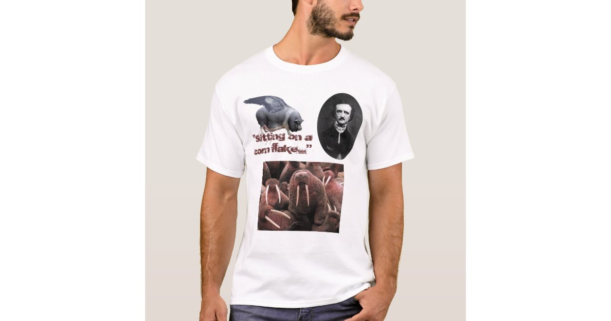 Sitting on a corn flake T-Shirt | Zazzle