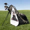 Sitting Panda Bear Cartoon Illustration Artwork Golf Towel | Zazzle