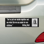 Sittingbull Bumper Sticker | Zazzle