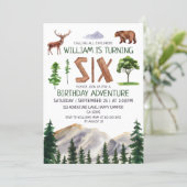 Six Explorer Boy Birthday Invitation | Zazzle
