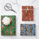 Six Face Gingerbread People Holiday Wrapping Paper Sheets | Zazzle