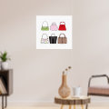 Six Little Purses Poster/Print Poster | Zazzle