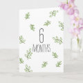 Six Month Anniversary Card | Zazzle