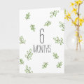Six Month Anniversary Card | Zazzle