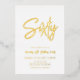 Sixty | Chic Foil Script 60th Birthday Party Foil Invitation | Zazzle