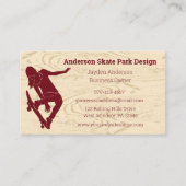 Skate Park, Skateboarding Themed, Skateboard Business Card | Zazzle