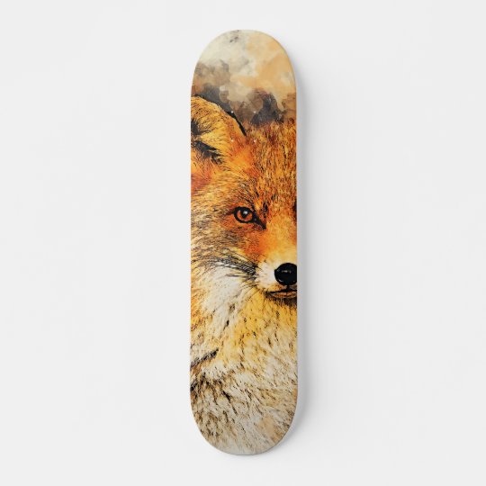 Skateboard fox #fox | Zazzle.com