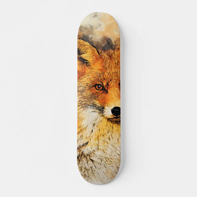 Skateboard fox #fox | Zazzle