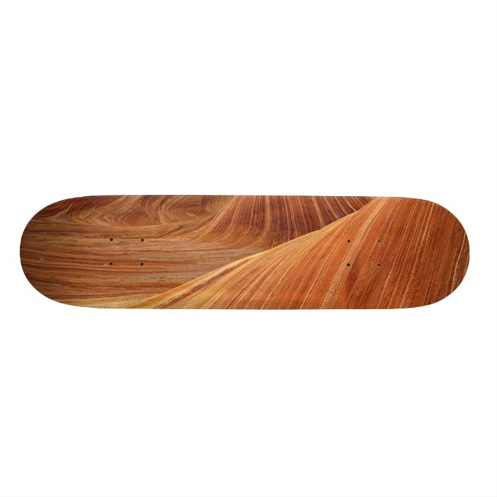 Skateboard- Hard Rock Maple with wood color design Skateboard Deck ...