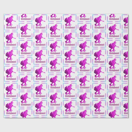 Skateboard Wrapping Paper | Zazzle