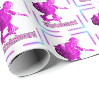 Skateboard Wrapping Paper | Zazzle