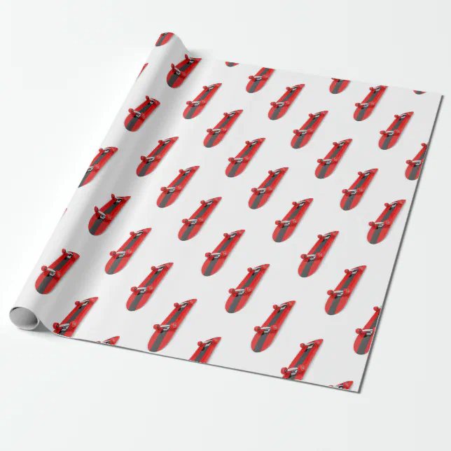 Skateboard Wrapping Paper | Zazzle