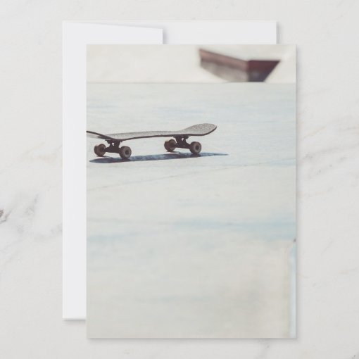 Skateboarding | Skater Birthday Party Invitation | Zazzle