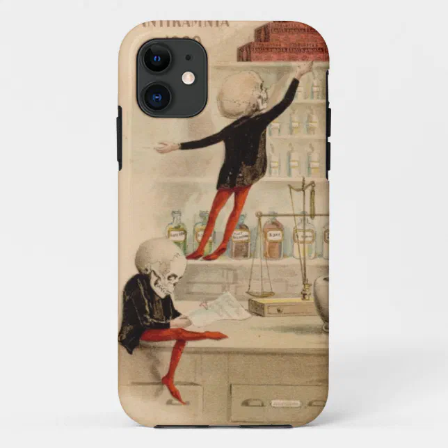 Skeleton Doctor Pharmacist Medical Art Iphone Case | Zazzle