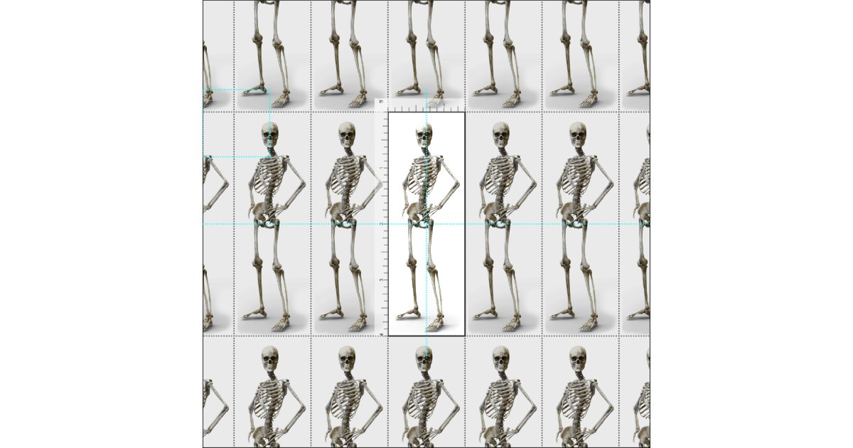 Skeleton Fabric | Zazzle