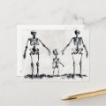 Skeleton Family Postcard | Zazzle