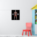 Skeleton Fitness Workout Poster | Zazzle