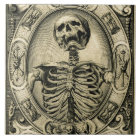 Skeleton, Goth, Medieval Ceramic Tile | Zazzle