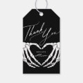 Skeleton Halloween Baby Shower Favor Tag | Zazzle